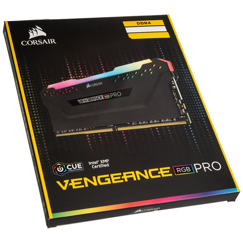 Corsair Vengeance RGB Pro Series Black, DDR4-3600, CL18 - 16GB Dual Kit ...