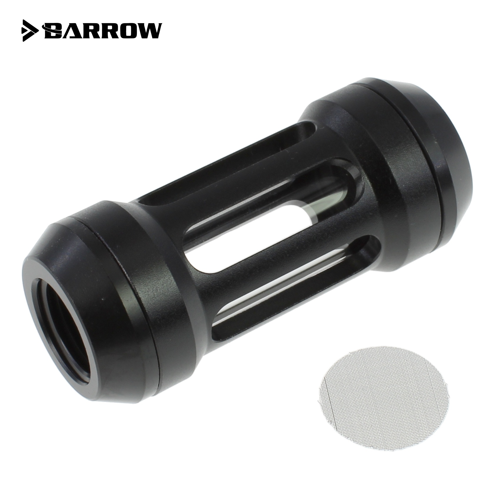 Barrow G1/4 Female Inline Composite Filter Quartz Glass - Black / Black ...