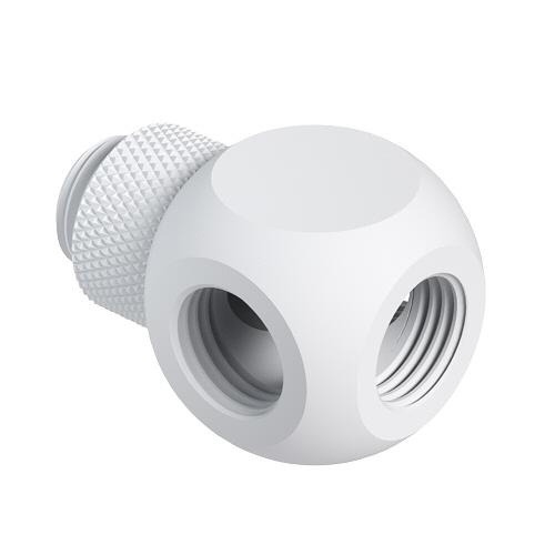 Barrow G1/4 Male Rotary - G1/4 Female 4 Way T-Splitter - White ...