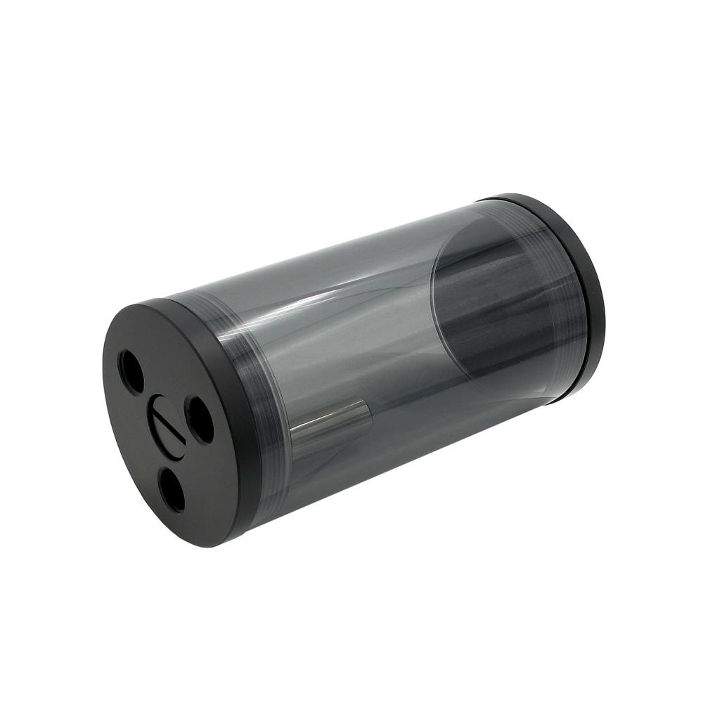 Barrow Obsidian Smoked Acrylic Reservoir 135mm - Black - Watercooling UK