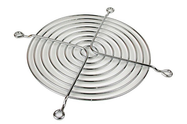 fan grill for axial fans for 120mm chrome - Watercooling UK