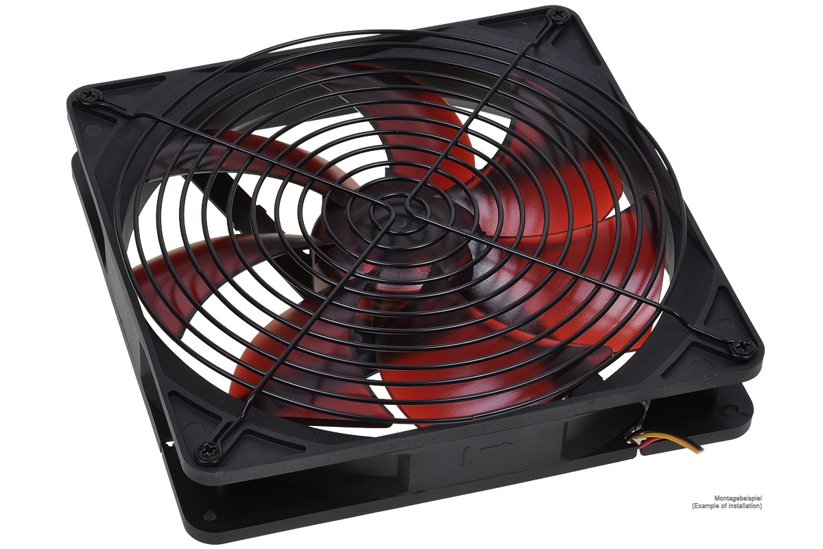 fan grill for axial fans for 180mm black - Watercooling UK