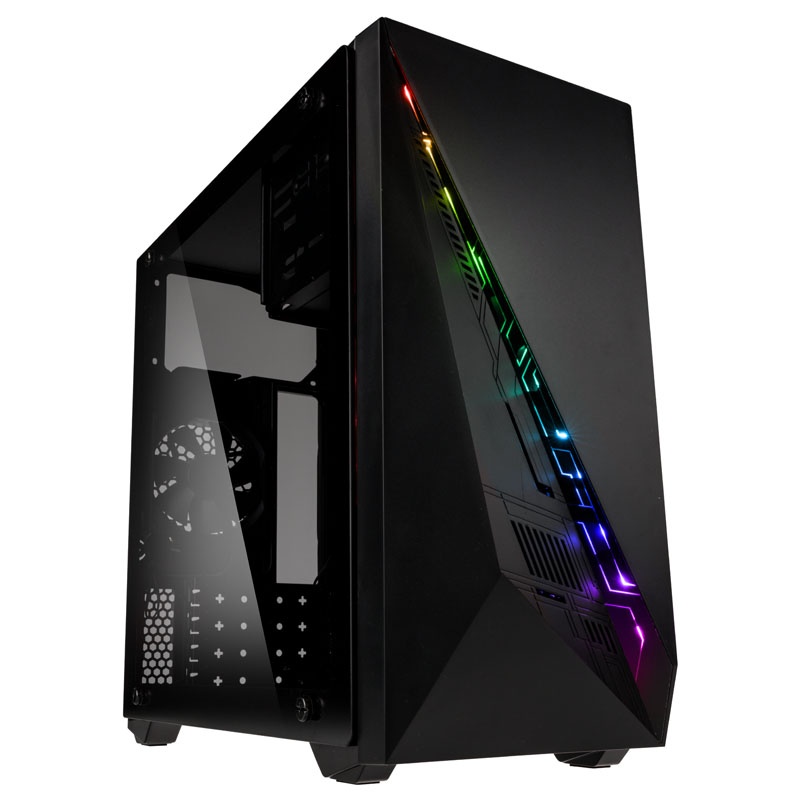 Kolink Inspire K2 A-RGB Micro-ATX case, tempered glass - black ...