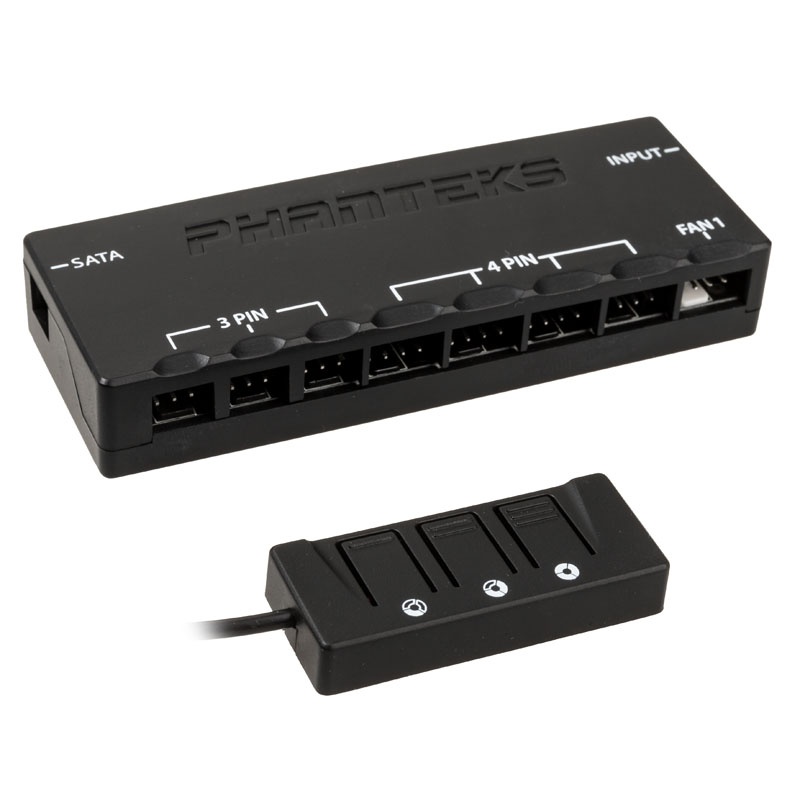 PHANTEKS Universal PWM Fan Hub, retail - black - Watercooling UK