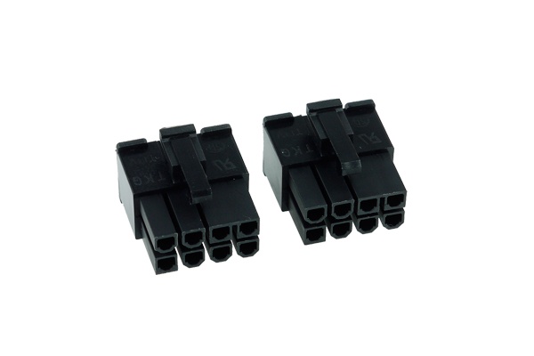 Phobya VGA Power Connector 8Pin male incl. 8 Pins - 2 pcs Black ...