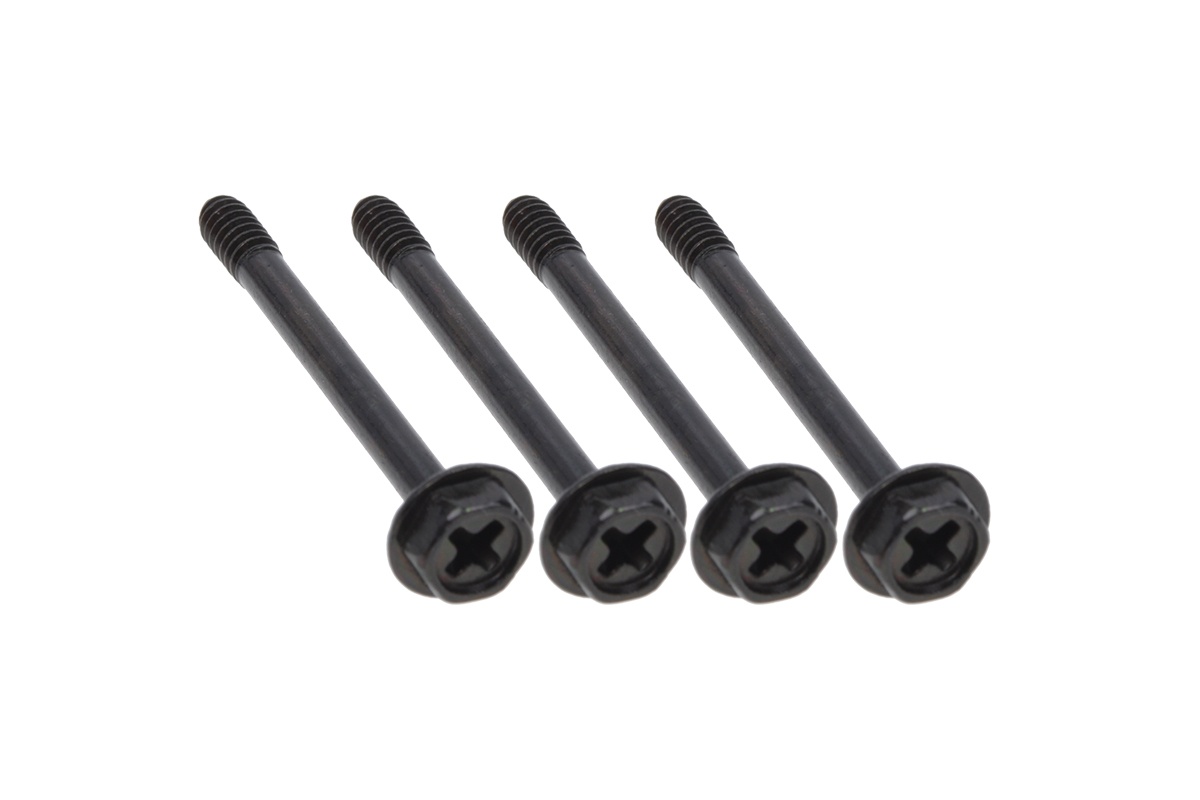 screw UNC 6-32 x 35 cross-slotted black nickel (4pcs) - Watercooling UK