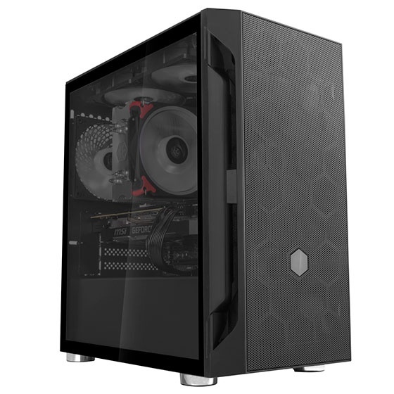 SilverStone SST-FAH1MB-G - FARA H1M G Black Gaming Case - Watercooling UK