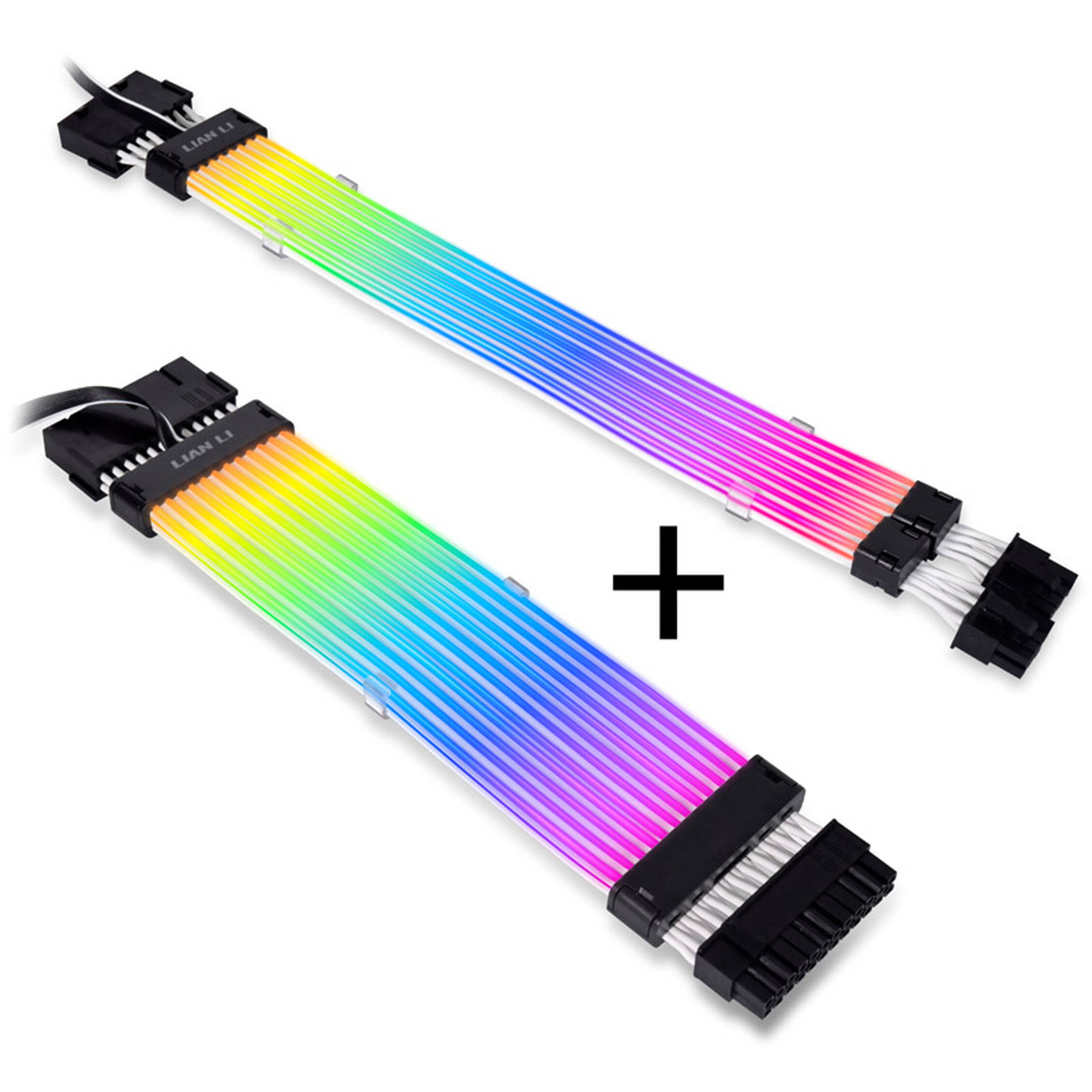 Lian Li Strimer Plus V2 RGB motherboard cable + RGB PCIe VGA power ...