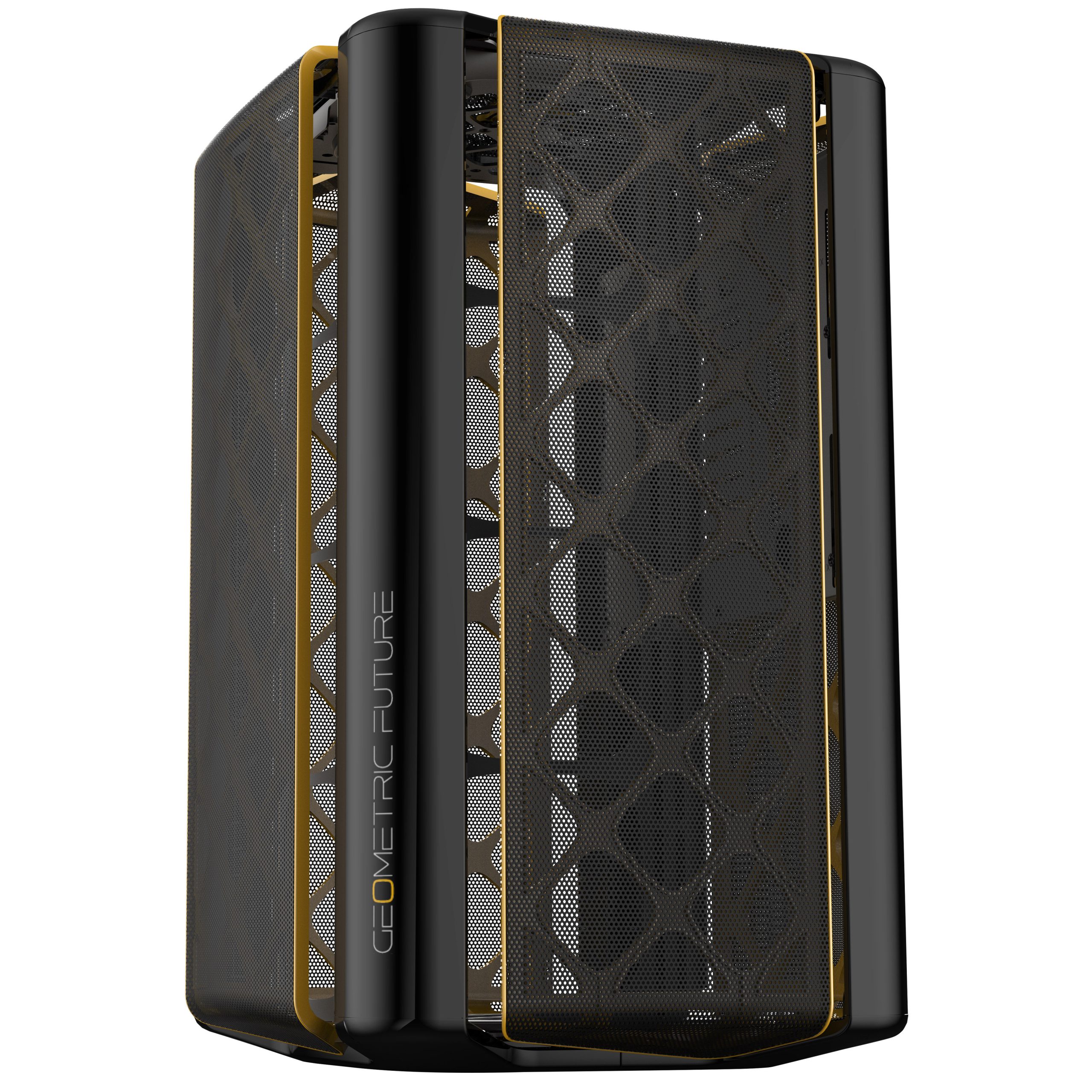 Geometric Future M2 THE ARK case, mesh - black - Watercooling UK