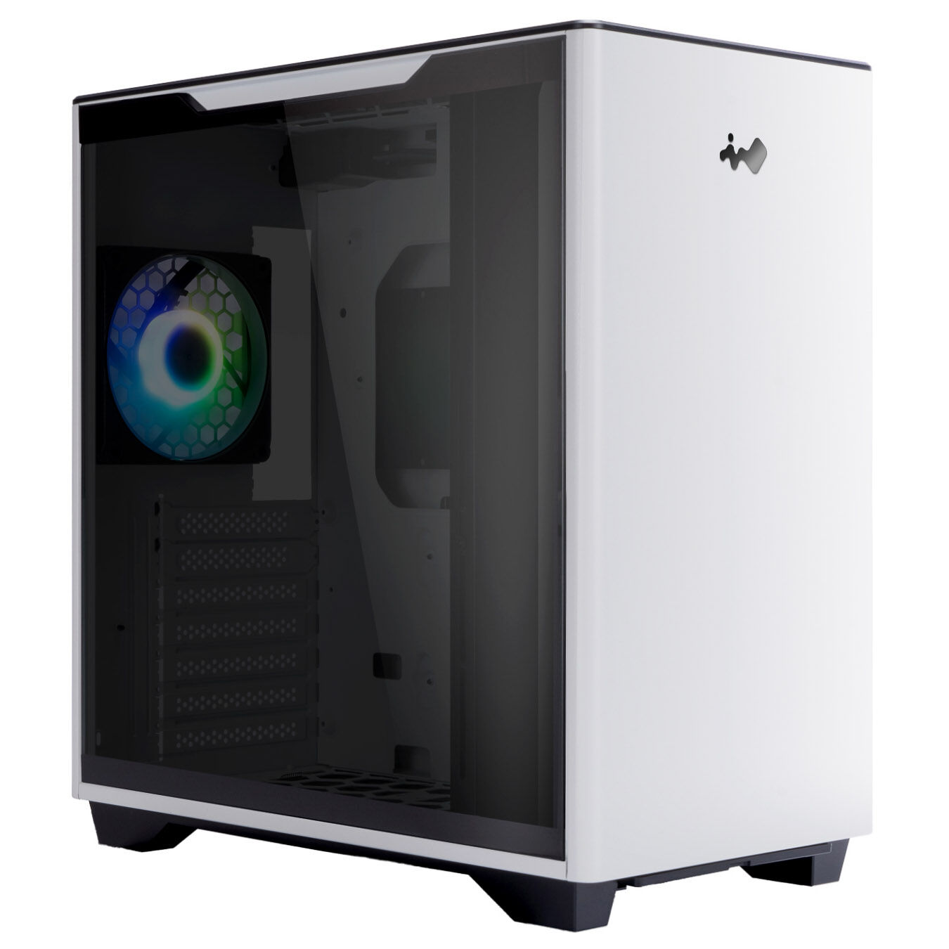InWin A5 Midi-Tower Tempered Glass - white - Watercooling UK