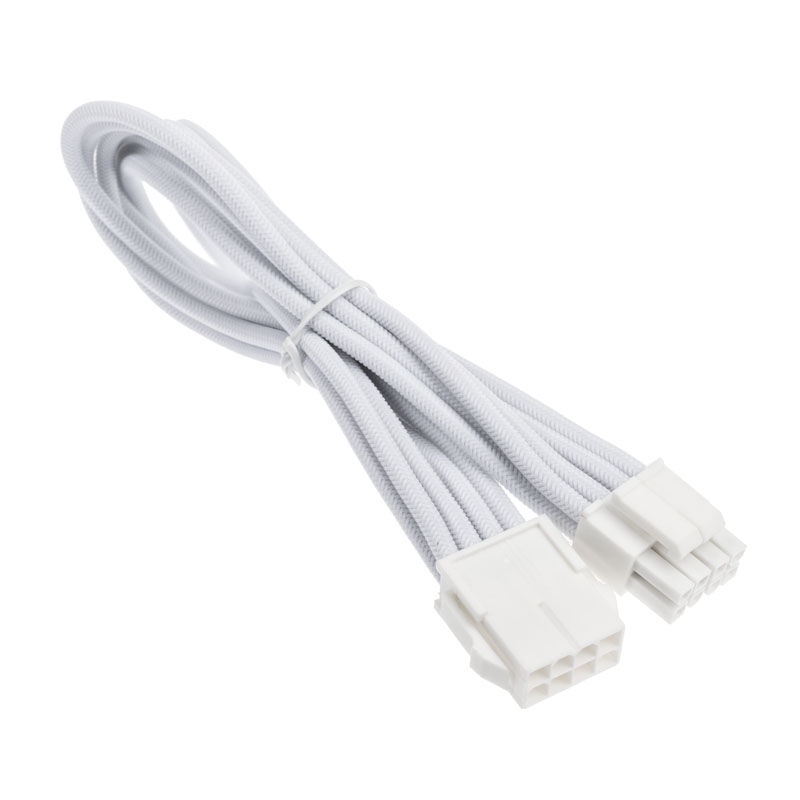 Silverstone EPS 8-pin to EPS/ATX 4+4-pin cable, 300mm - white ...