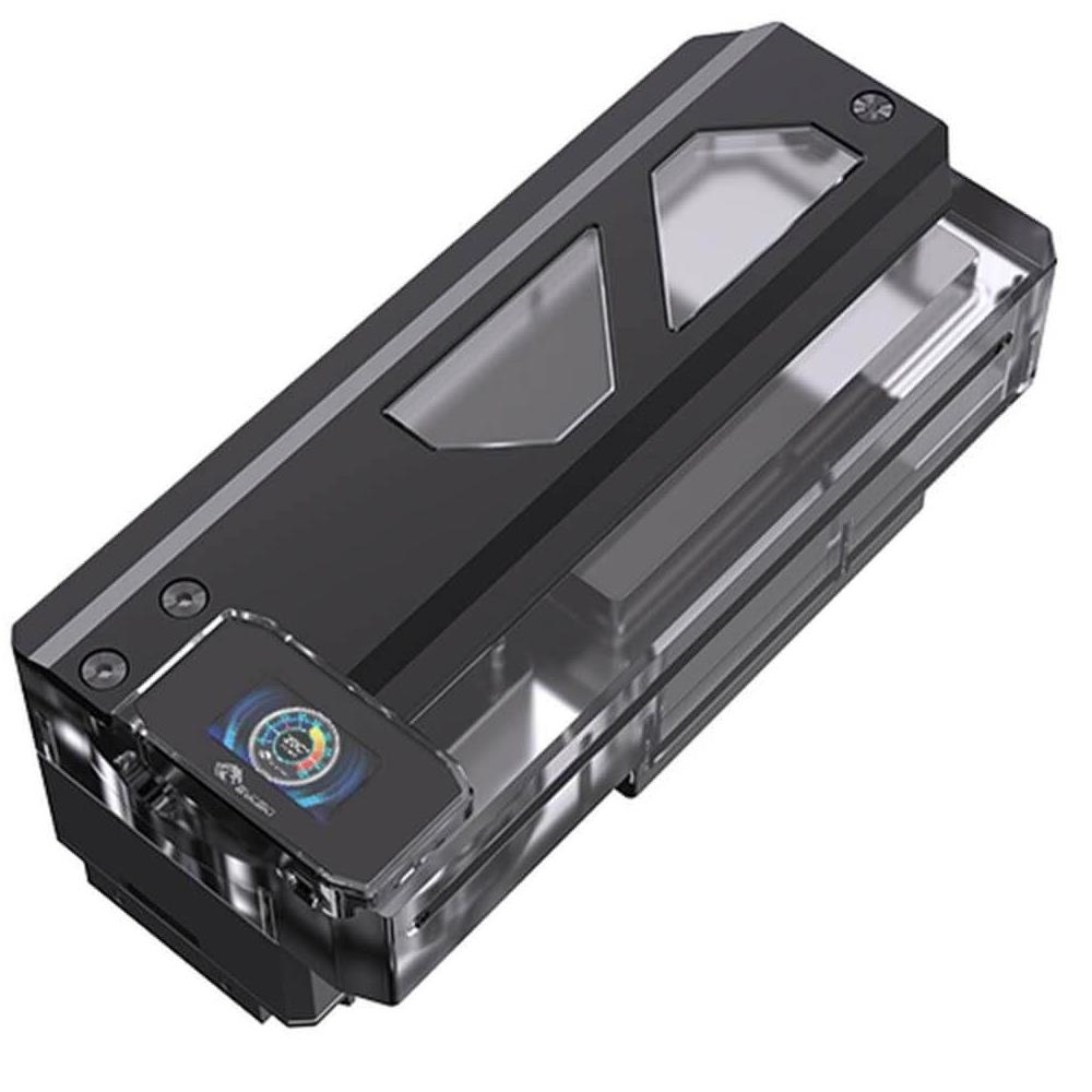 Bykski DDC PWM Pump / 180mm Reservoir Station with Digital Display and ...