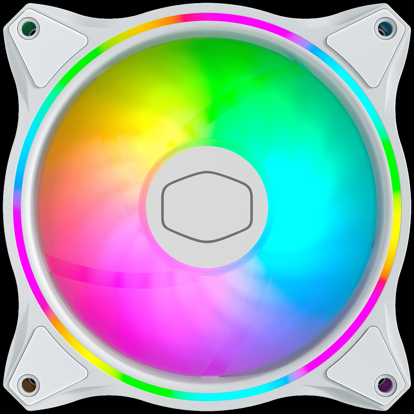Cooler Master MasterFan MF120 Halo White - Watercooling UK
