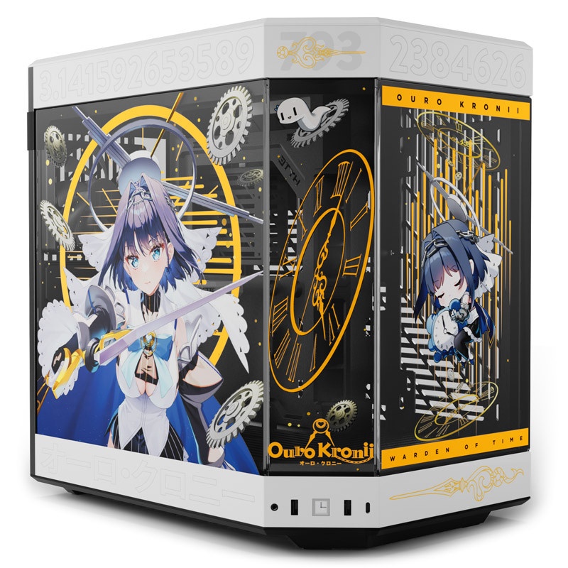 Hyte Y60 Midi Tower, Tempered Glass - Ouro Kronii Edition, incl. mouse ...