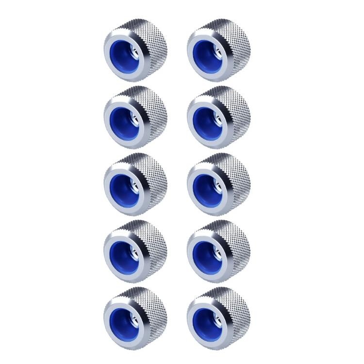 Liquid.cool 14mm Anti Slip Hard Tube Compression Fitting - Silver (10 ...