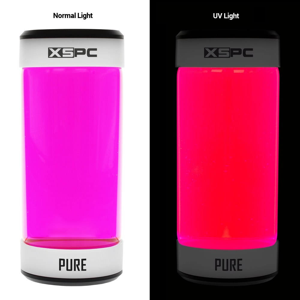 XSPC PURE Distilled Concentrate Coolant 150ml - UV Pink - Watercooling UK