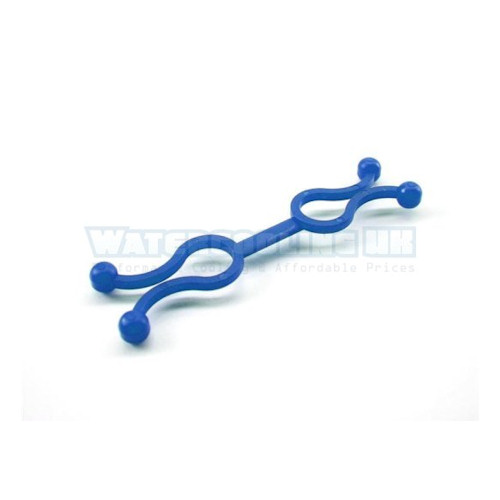 mod/smart double twist lock UV-reactive blue up to 10mm (2 pieces ...