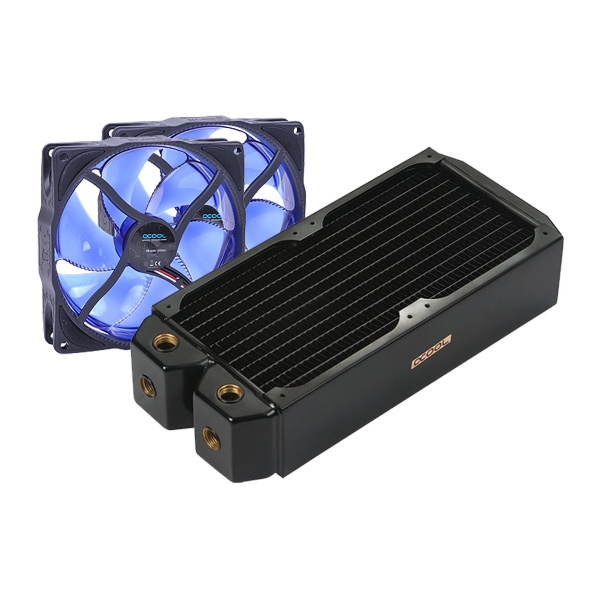 Alphacool NexXxoS UT60 Full Copper 240mm / 2x NB-B12-2 ELOOP Bionic ...
