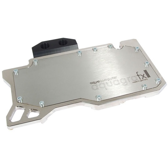 Aqua Computer aquagraFX for GTX 580 and GTX 570 (GF110) G1/4 - nickel ...