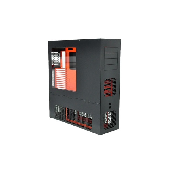 Cooling-Tower PC LD-4W V8-BO - Black / Orange - Watercooling UK