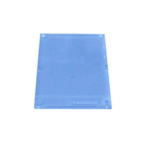 FrozenQ Replacement Flex Tank Plates - Fluorescent Blue - Watercooling UK