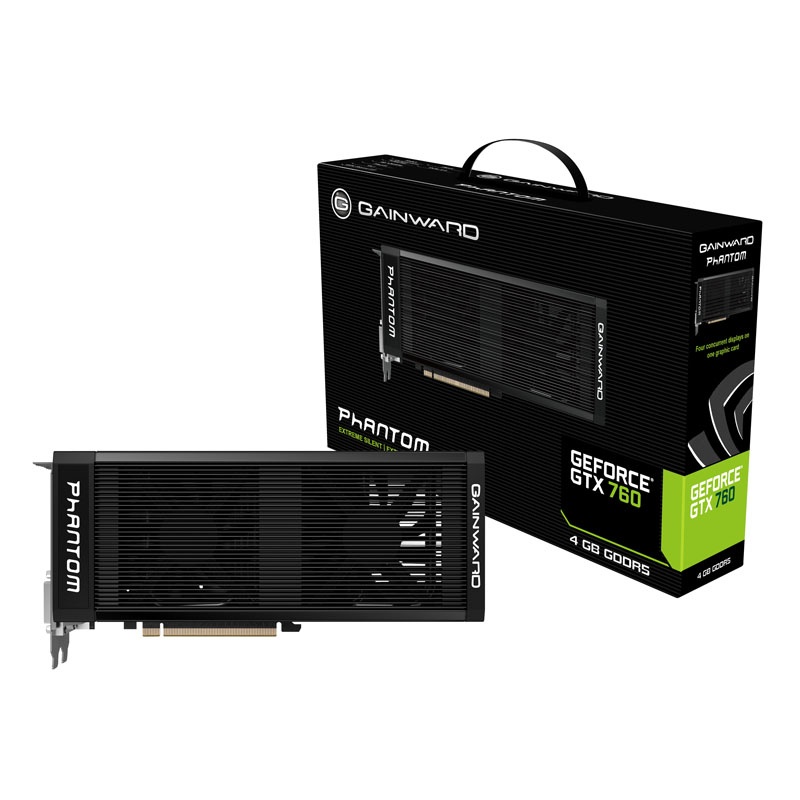 Gainward GeForce GTX 760 Phantom, 4096 MB GDDR5, PCIe 3.0, DP ...