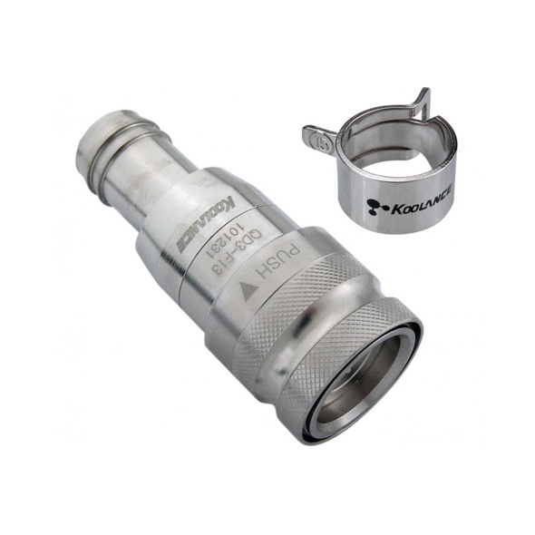 Koolance Quick Release 13mm Socket (1/2) to Coupling (High Flow) - QD3 ...