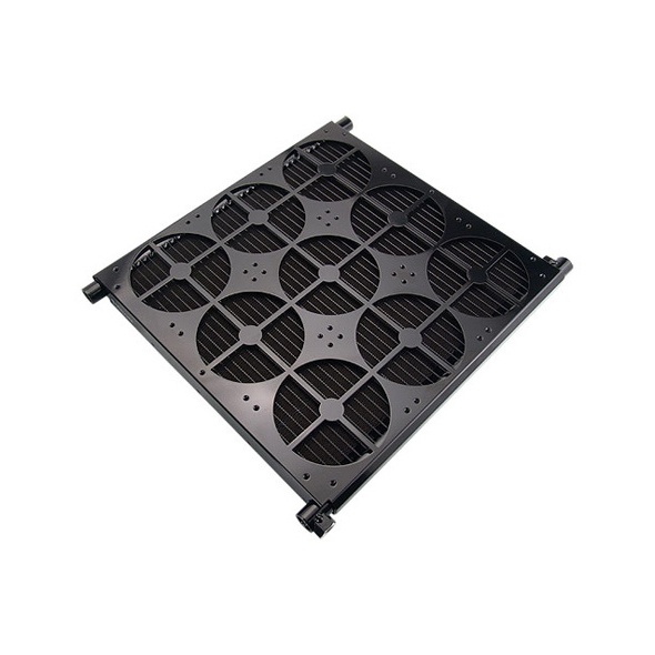 Koolance Radiator, 9x120mm 18-FPI G1/4 Aluminum - Watercooling UK