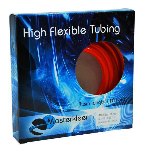 Masterkleer Hose Pack PVC 13/10mm (3/8ID) UV-Reactive Dark Red 3.3m ...