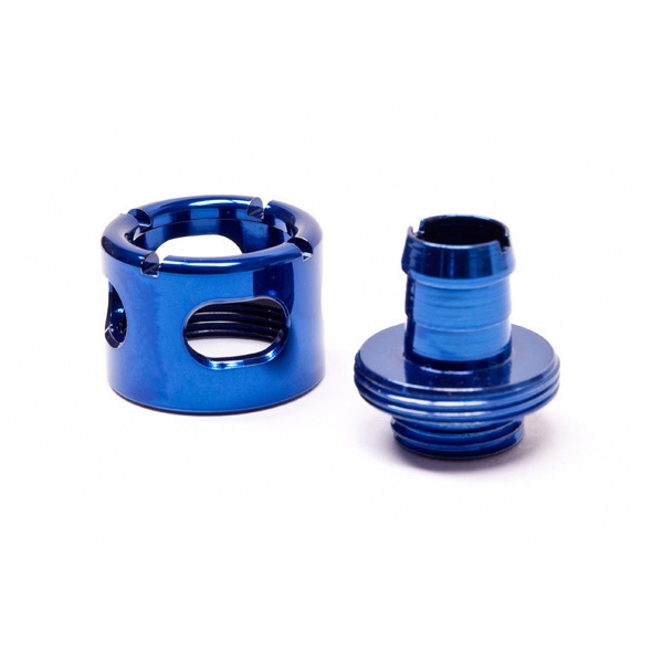 Monsoon 16/11mm (ID 7/16 OD 5/8) Free Center Compression Fitting - Blue ...