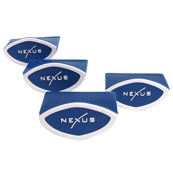 Nexus Anti-Vibration rubber stands - blue/white - Watercooling UK