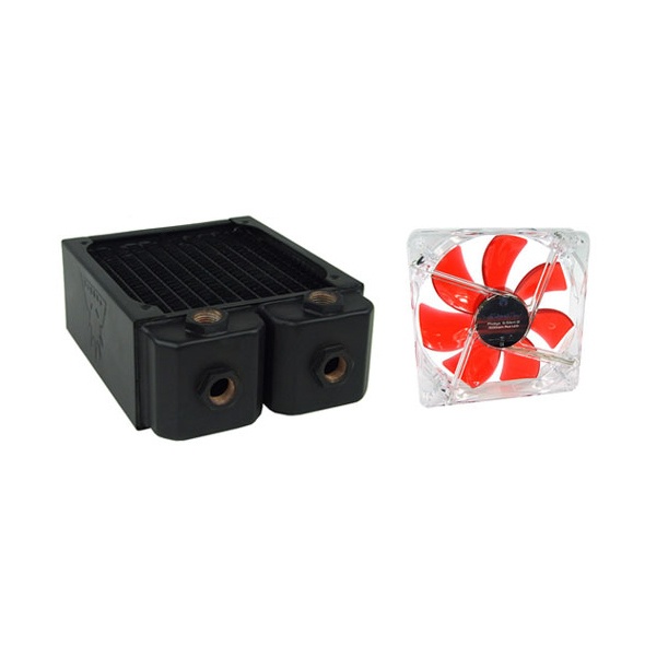 Phobya G-Changer 120 Bundle with Phobya G-Silent 12 1500rpm Red LED ...