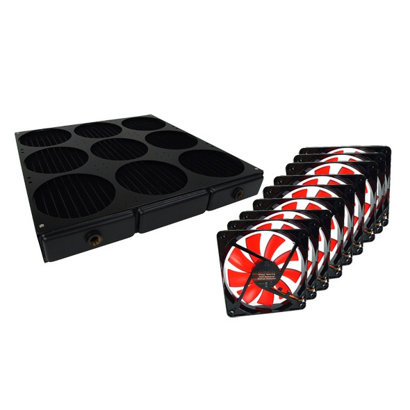 Phobya Xtreme NOVA 1080 Radiator Bundle 9x Phobya Nano-G 121500rpm ...