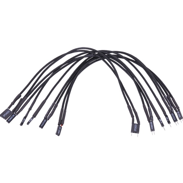Phobya front panel extension 30cm - black - Watercooling UK