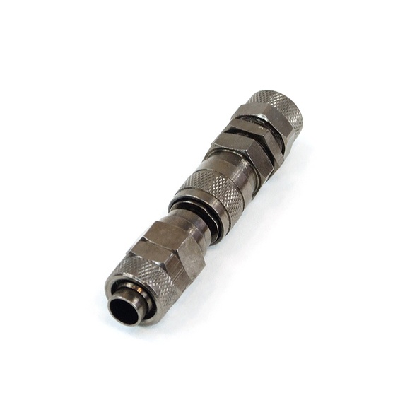Phobya quick coupling kit bulkhead 13/10mm - black nickel - Watercooling UK