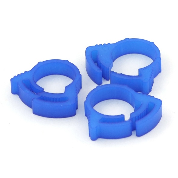PrimoChill UV Blue PVC Hose Clip 1/2 OD - Watercooling UK