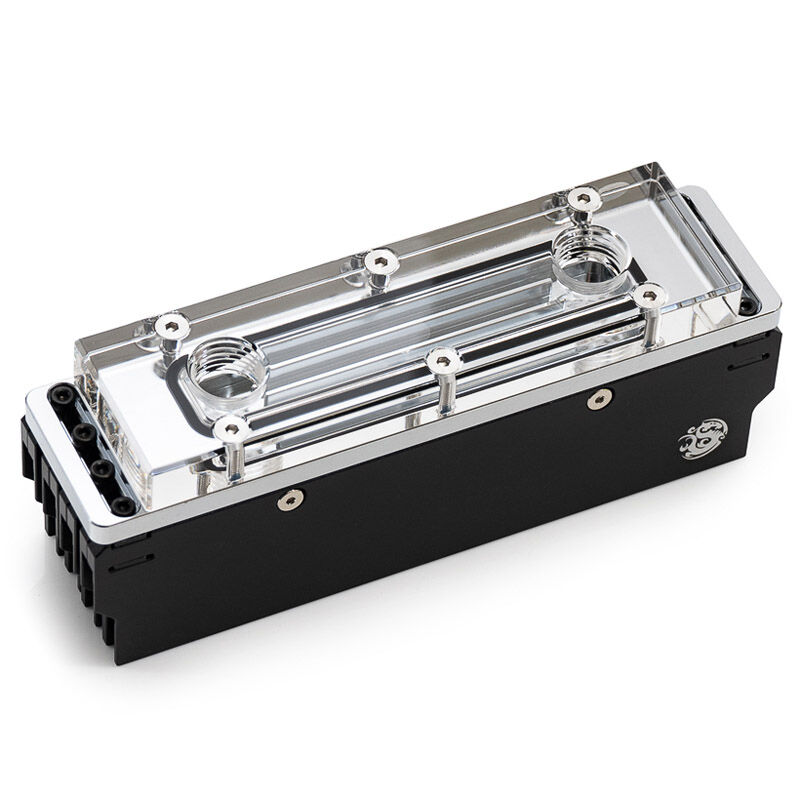 Bitspower memory cooler, DDR5, transparent double-sided - 4 DIMMS ...
