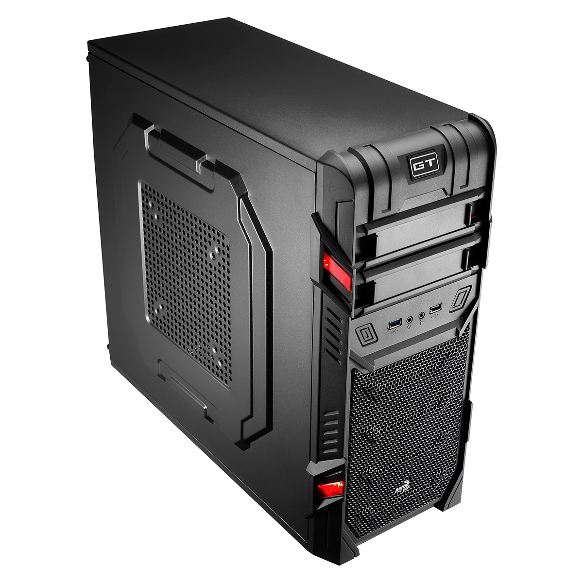Aerocool GT Advance Mid Tower Black Interior - Screwless - Watercooling UK