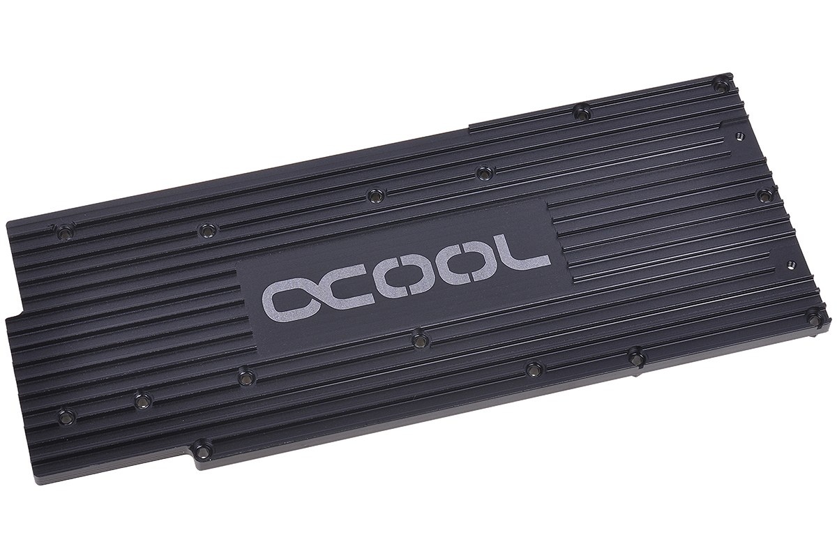 Alphacool Backplate for GPX - AMD R9 280X M01 - Black - Watercooling UK