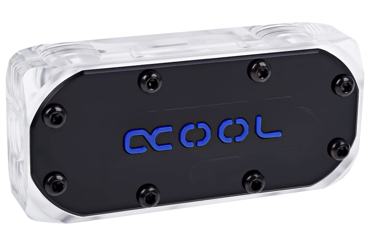 Alphacool GPX SLI Connector - Dual Asymetric Plexi - Watercooling UK