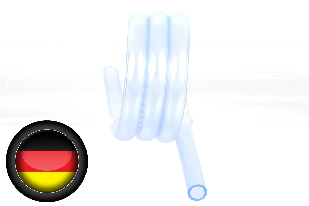 Alphacool tubing AlphaTube HF 13/10 (3/8inchID) - UV Blue transparent ...