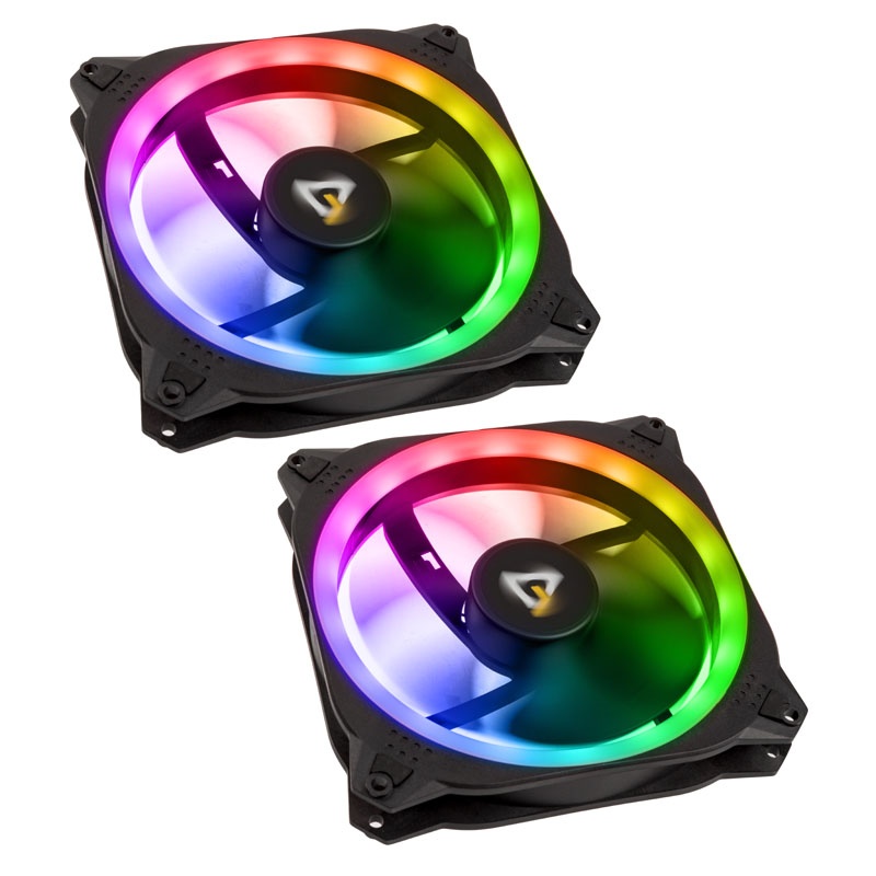 Antec Prizm 140 ARGB fan, set of 2, incl. Controller - 140 mm ...