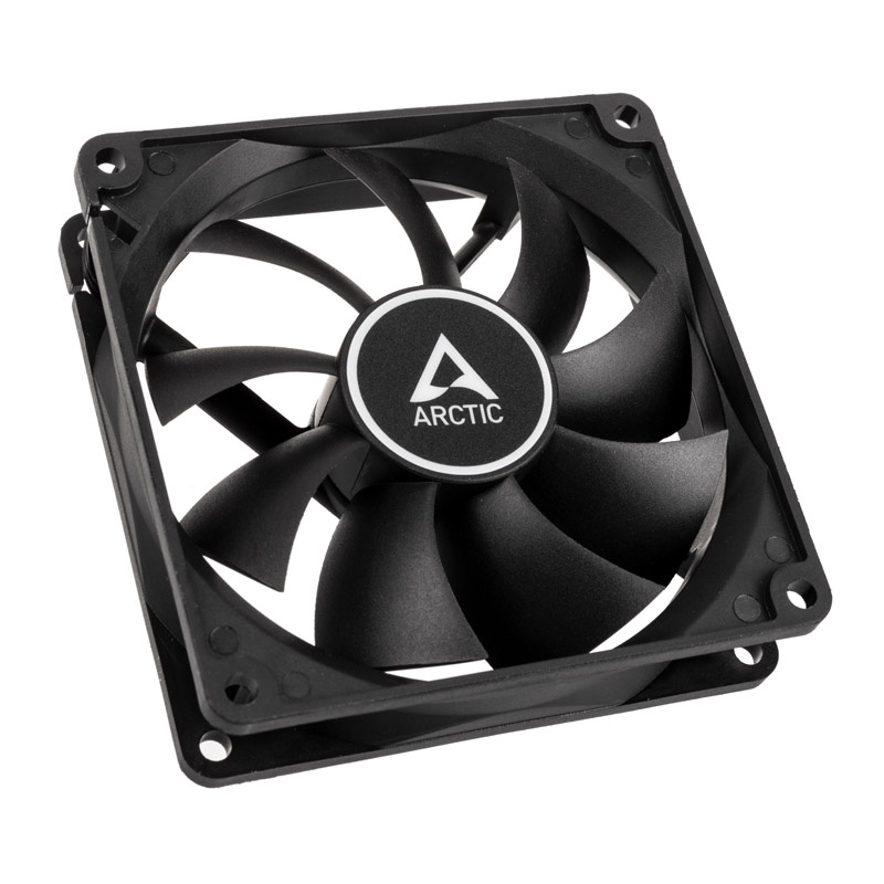 Arctic F9 PWM PST fan, black - 90mm - Watercooling UK