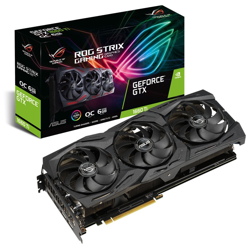 ASUS GeForce GTX 1660 Ti ROG STRIX O6G, 6144 MB GDDR6 - Watercooling UK