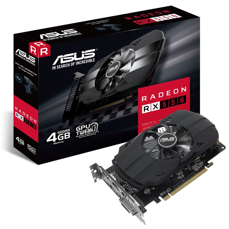 ASUS Radeon RX 550 4G M7, 4096MB GDDR5 - Watercooling UK