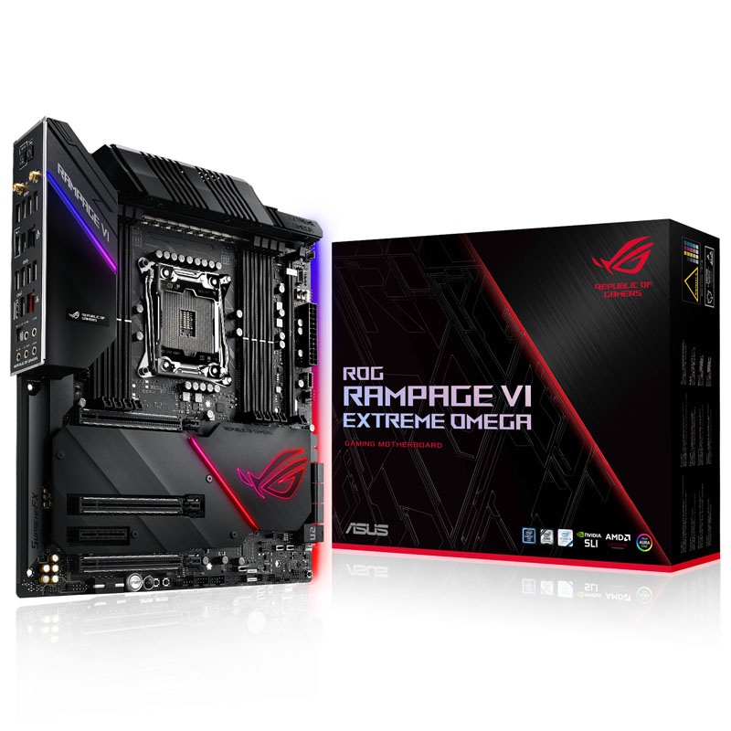 ASUS ROG Rampage VI Extreme OMEGA, Intel X299 Motherboard - Socket 2066 ...