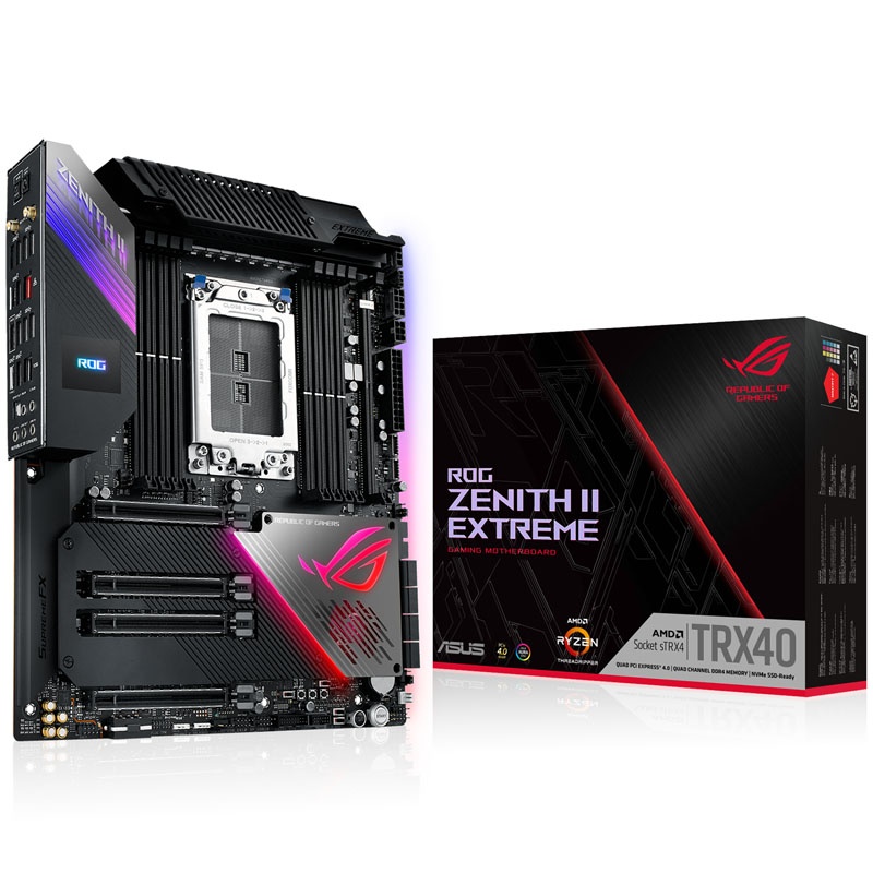 ASUS ROG Zenith II Extreme, AMD TRX40 motherboard - sTRX4 socket ...