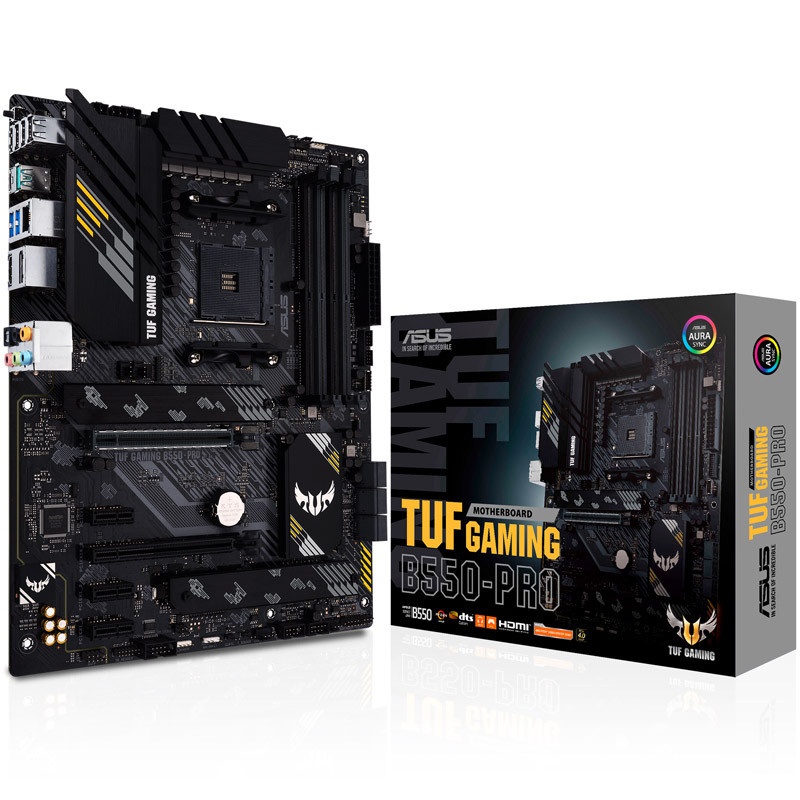 ASUS TUF Gaming B550-Pro, AMD B550 motherboard, Socket AM4, DDR4 ...