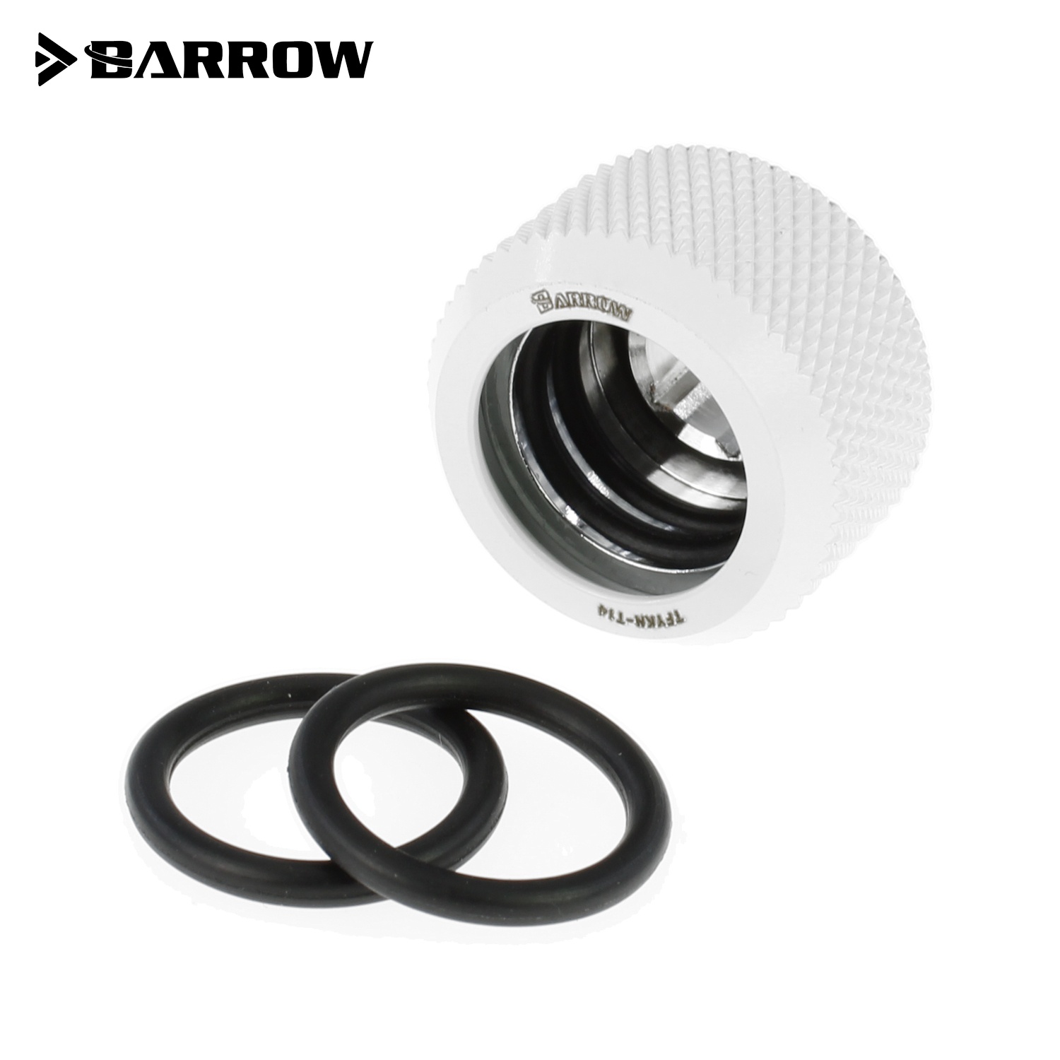 Barrow G1/4 - 16mm OD Twin Seal Hard Tube Compression Fitting - White B ...