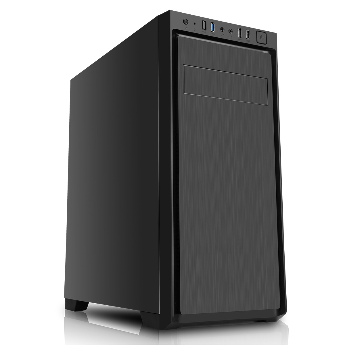 CiT Evolve Midi Case With 500W PSU 1 x 12cm Fan - Watercooling UK